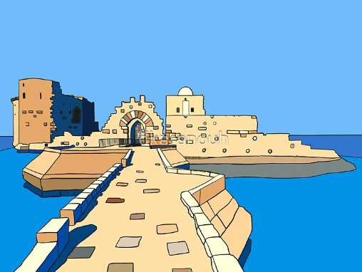 Saida Sticker – Lebanese Glass