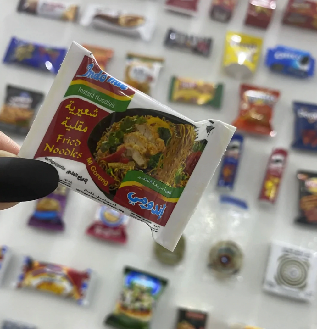 Indomie Noodles Fridge Magnet – Lebanese Glass