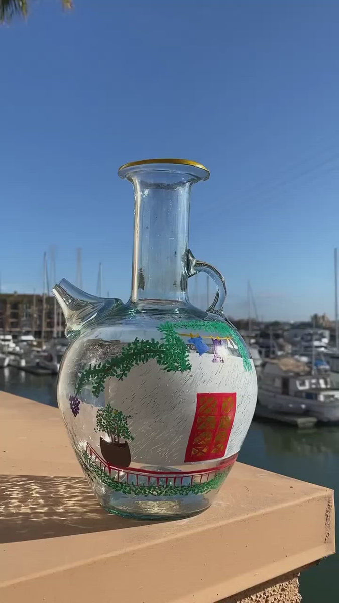 Bait Jiddi Lebanese Water Jug – Lebanese Glass