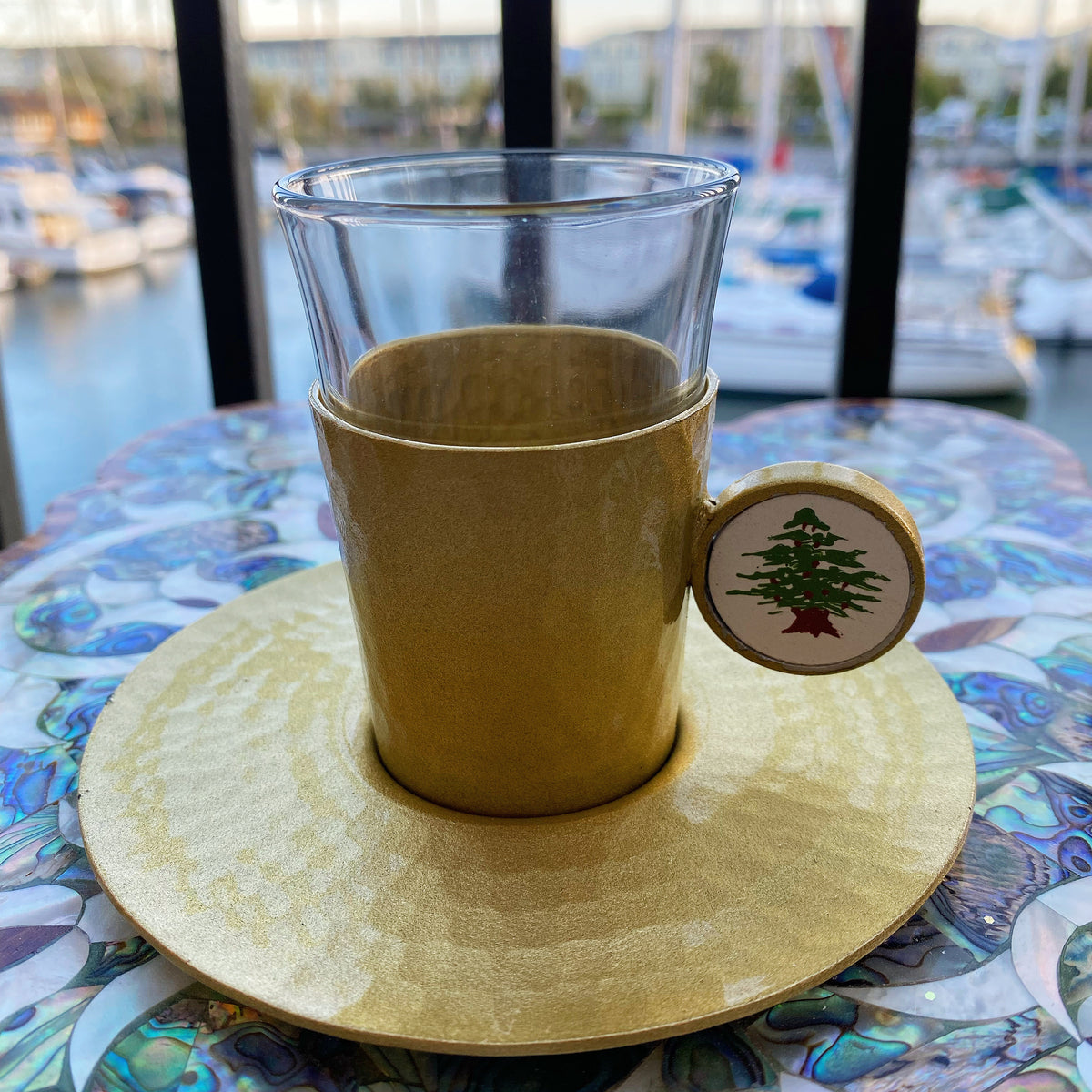 Lebanese Cedar Tea Cup – Lebanese Glass