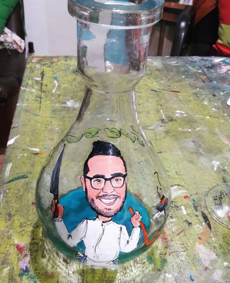 Custom Argileh Base – Lebanese Glass