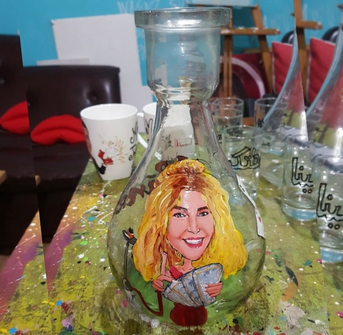 Custom Argileh Base – Lebanese Glass